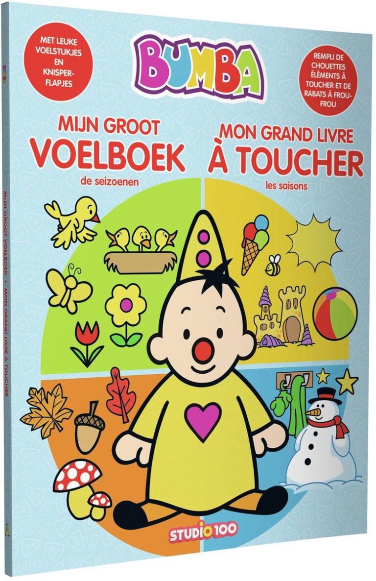 Bumba - Mijn groot voelboek - De seizoenen | Kinderboekjes.nl
