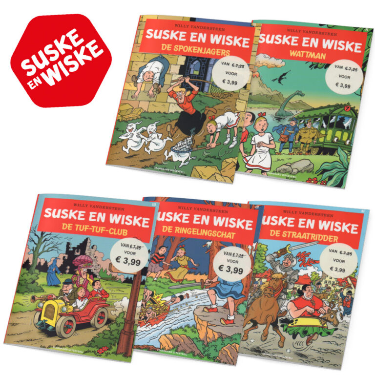 Suske en Wiske - Voordeelbundel van 5 Suske en Wiske stripboeken ...
