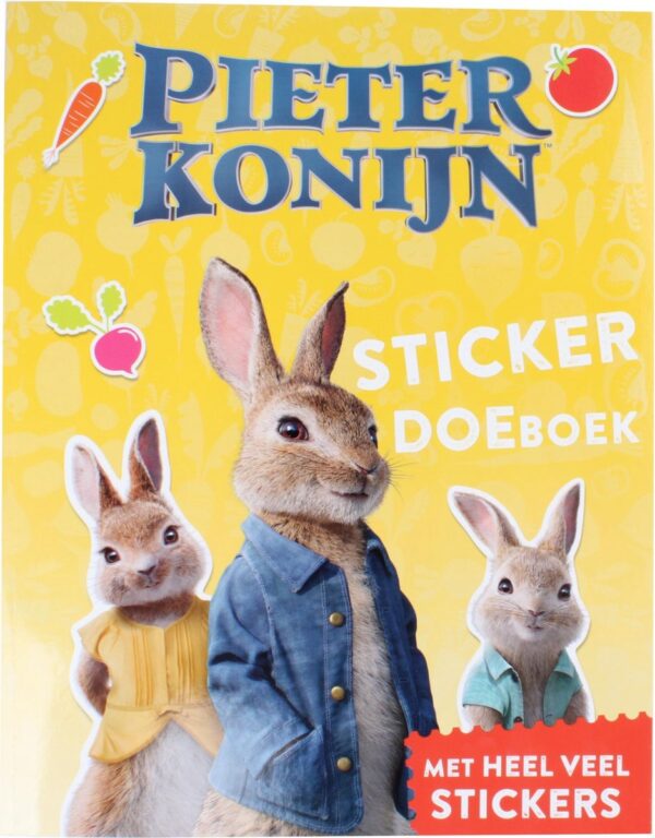 Pieter Konijn - Stickerboek | Kinderboekjes.nl