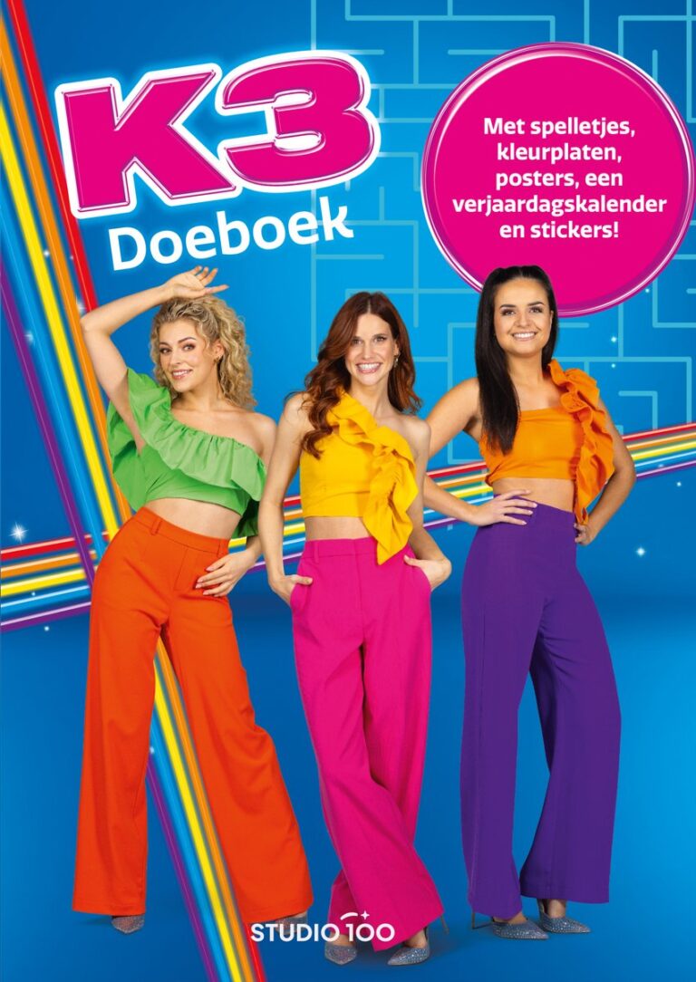 K3 - Doeboek - Alle kleuren | Kinderboekjes.nl