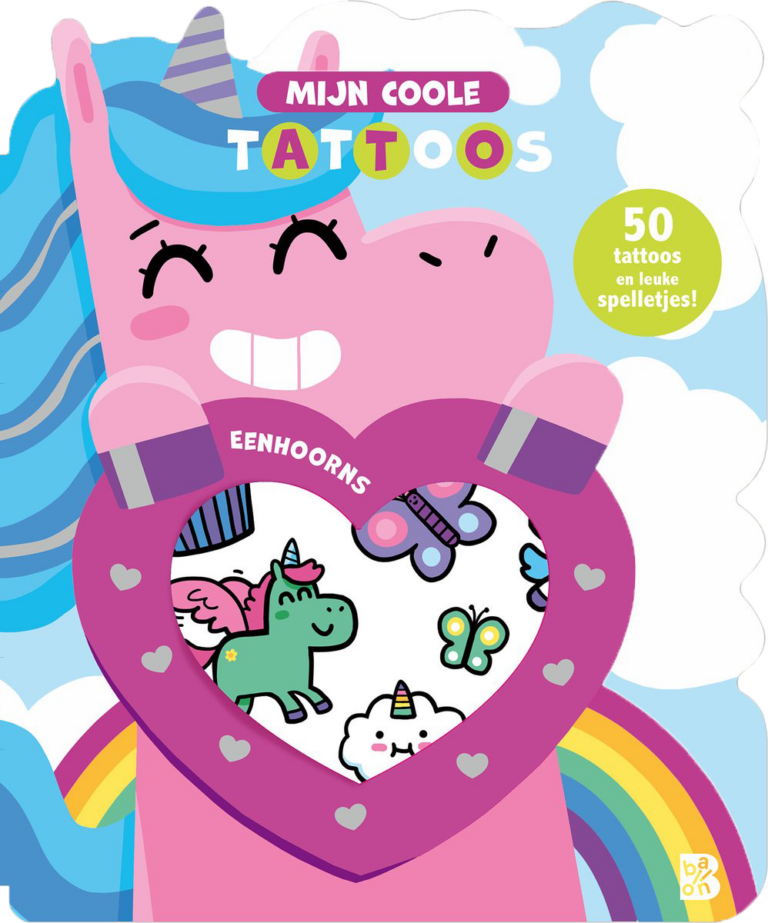 Mijn coole tattoos: Eenhoorns | Kinderboekjes.nl